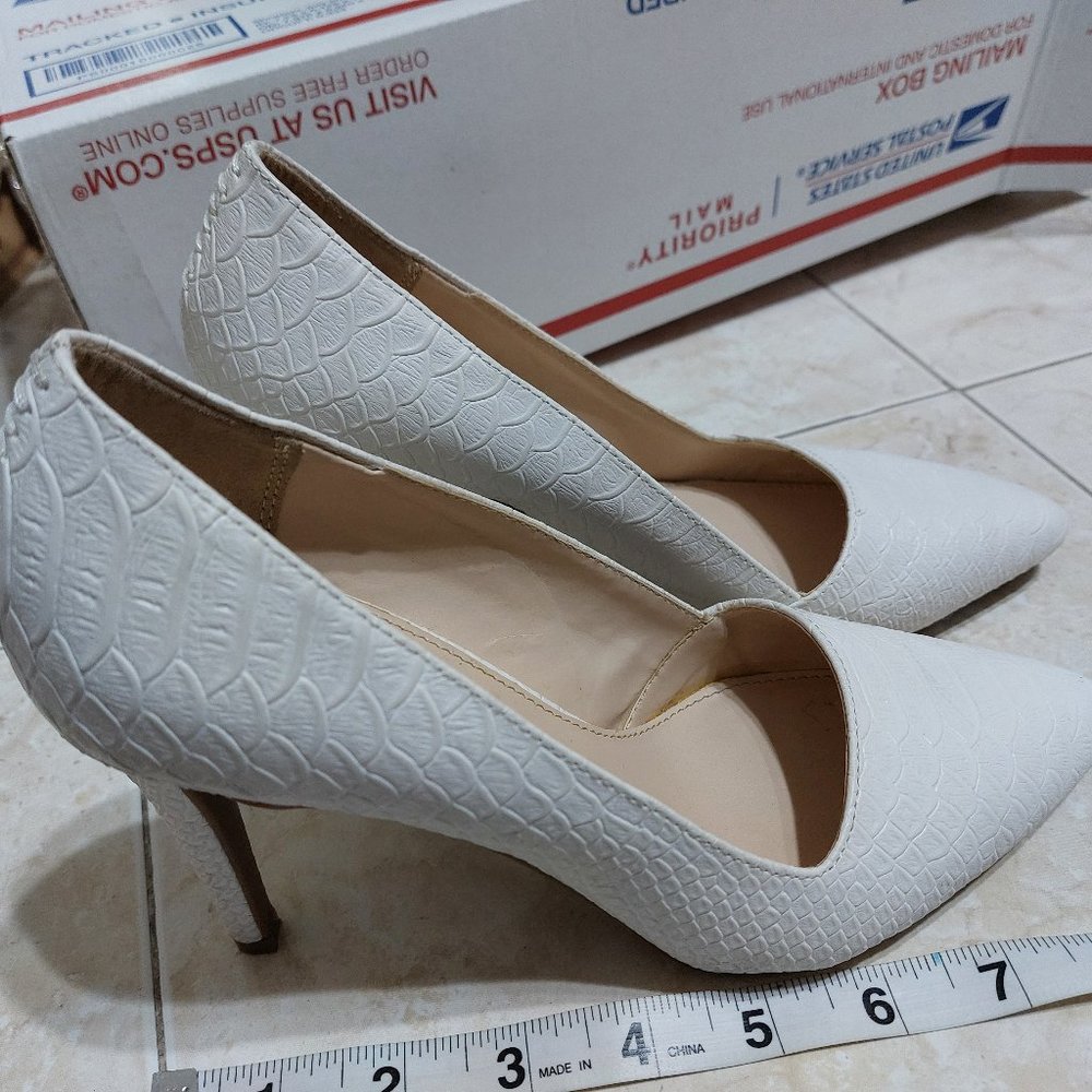 Bar 111 Exclusive Leather Style Print Pumps Sexy Heels - Gem